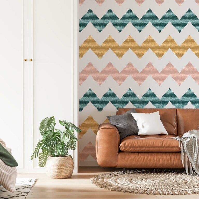 MILA - Papier peint ethnique motif péruvien - Anatole Designs