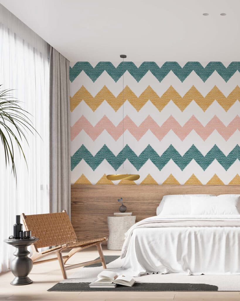 MILA - Papier peint ethnique motif péruvien - Anatole Designs
