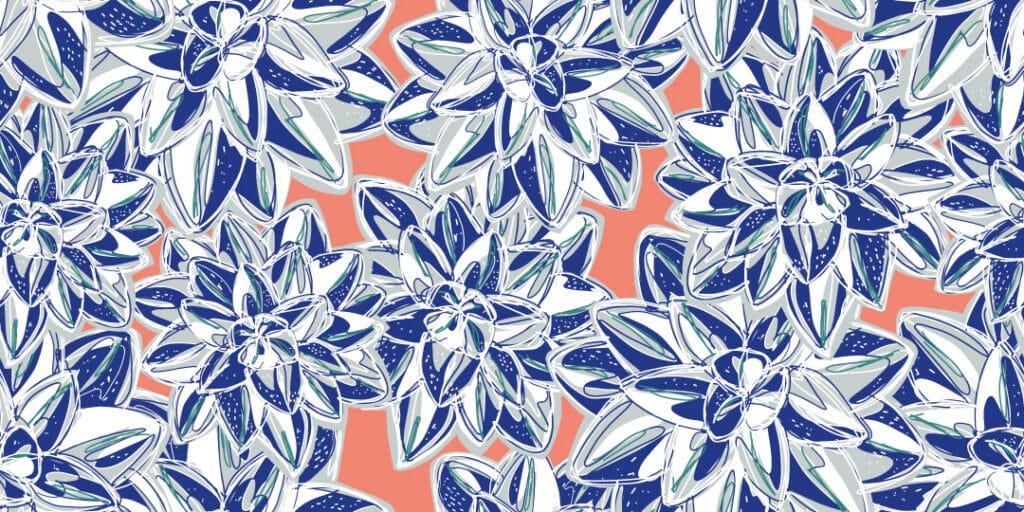 GILIANE - Papier peint fleurs de cristal - Anatole Designs